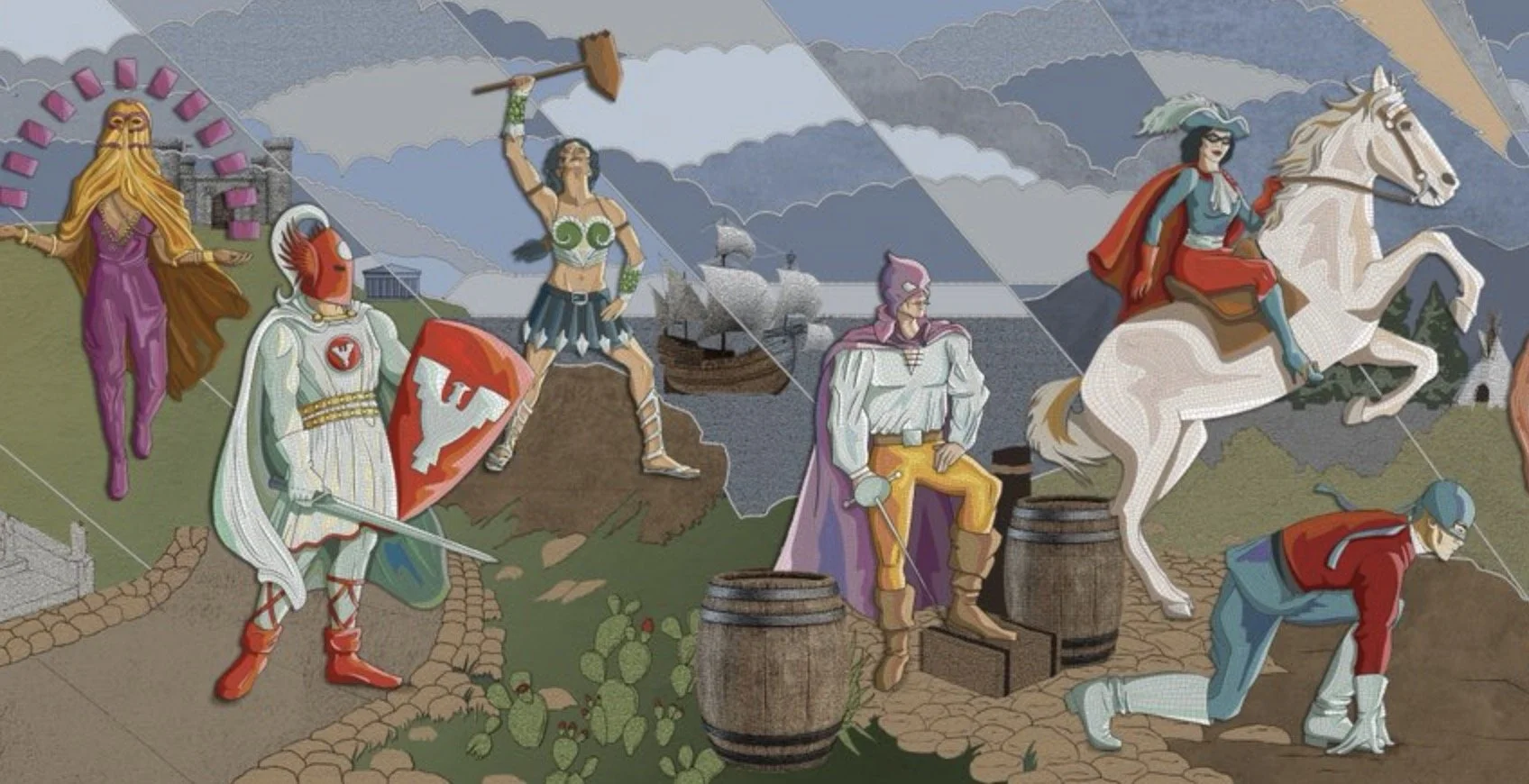 James Gunn Reveals First Official Look at Epic DCU Metahuman Mural in SUPERMAN — GeekTyrant